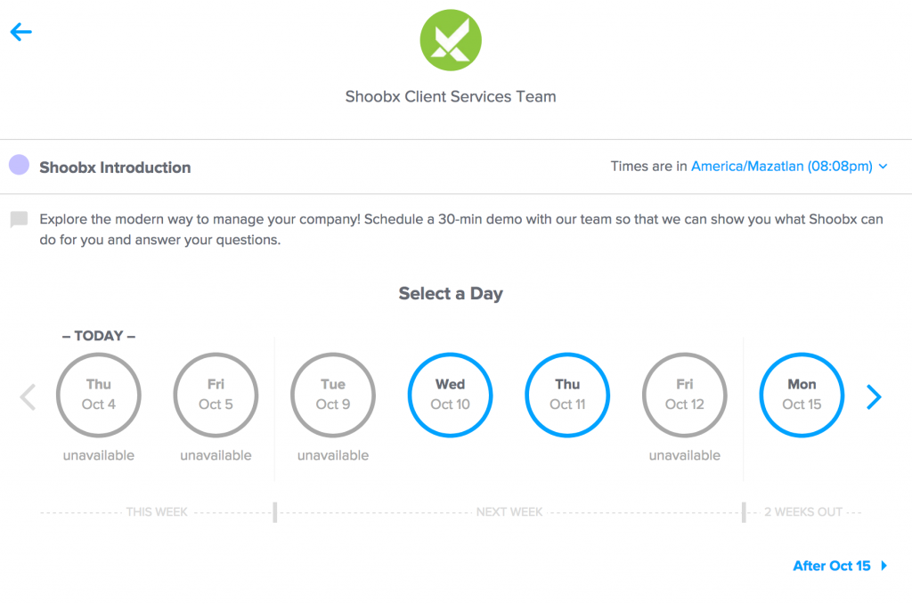 Demo account – set up a call or let client to explore your app right ...